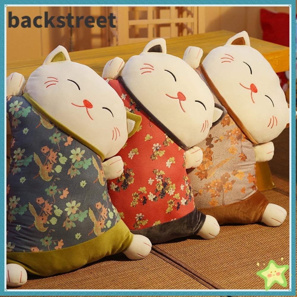 Backstage Lucky Cat Pillow, Lucky Cat 55cm ตุ๊กตาแมวเบาะ, ของขวัญ ...
