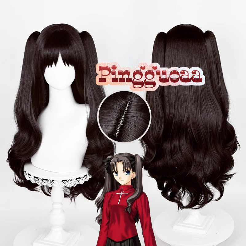 【Manmei】Fate/stay night Rin Tohsaka Cosplay Wig 82cm Long Heat ...