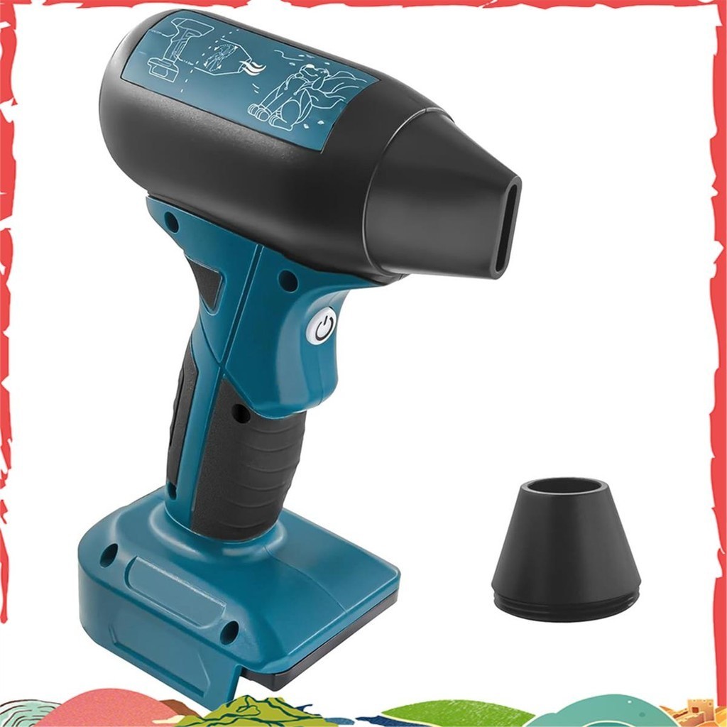 Super Mini Jet Blower แบบพกพารุนแรง Turbo พัดลมสําหรับ 18V แบตเตอรี่ไร้ ...