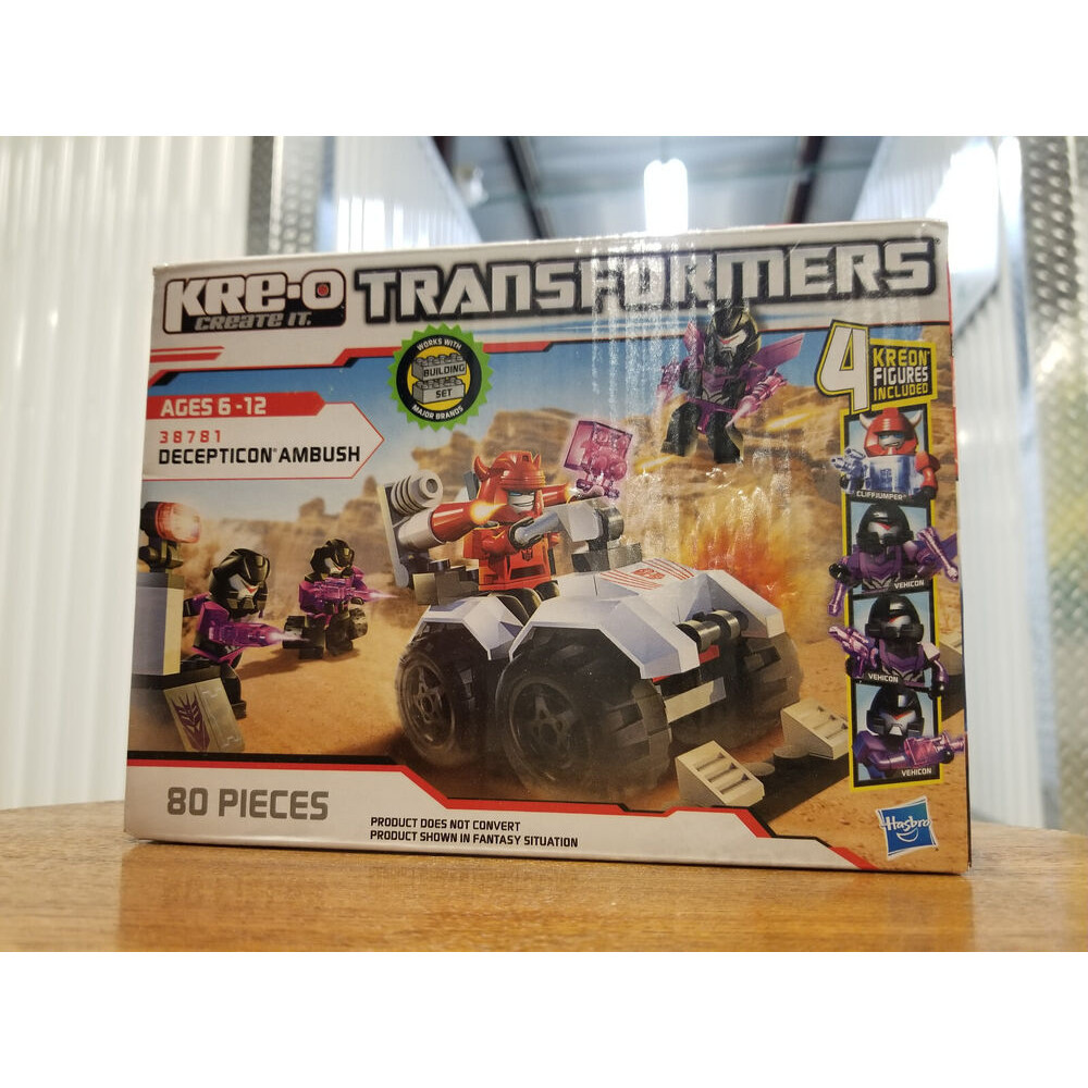 Transformers Kre-o Decepticon Ambush MINIFIGURES Cliffjumper Battle ...