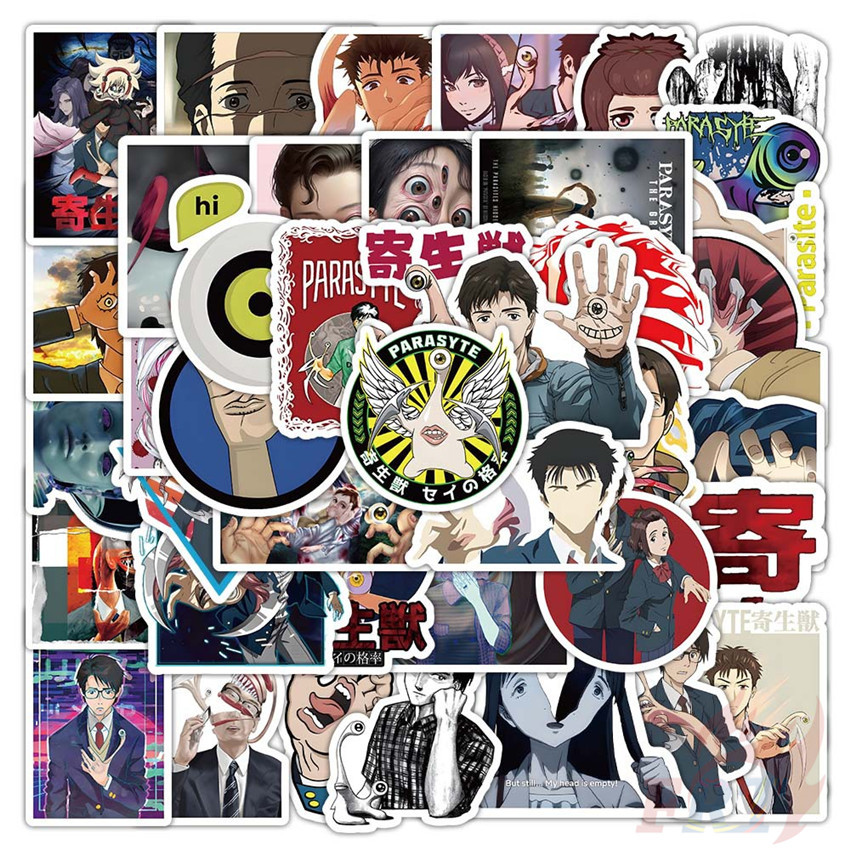 สติ๊กเกอร์ Parasyte Series 01 Kiseij 50 ชิ้น/เซ็ต DIY แฟชั่นสติ๊กเกอร์ ...