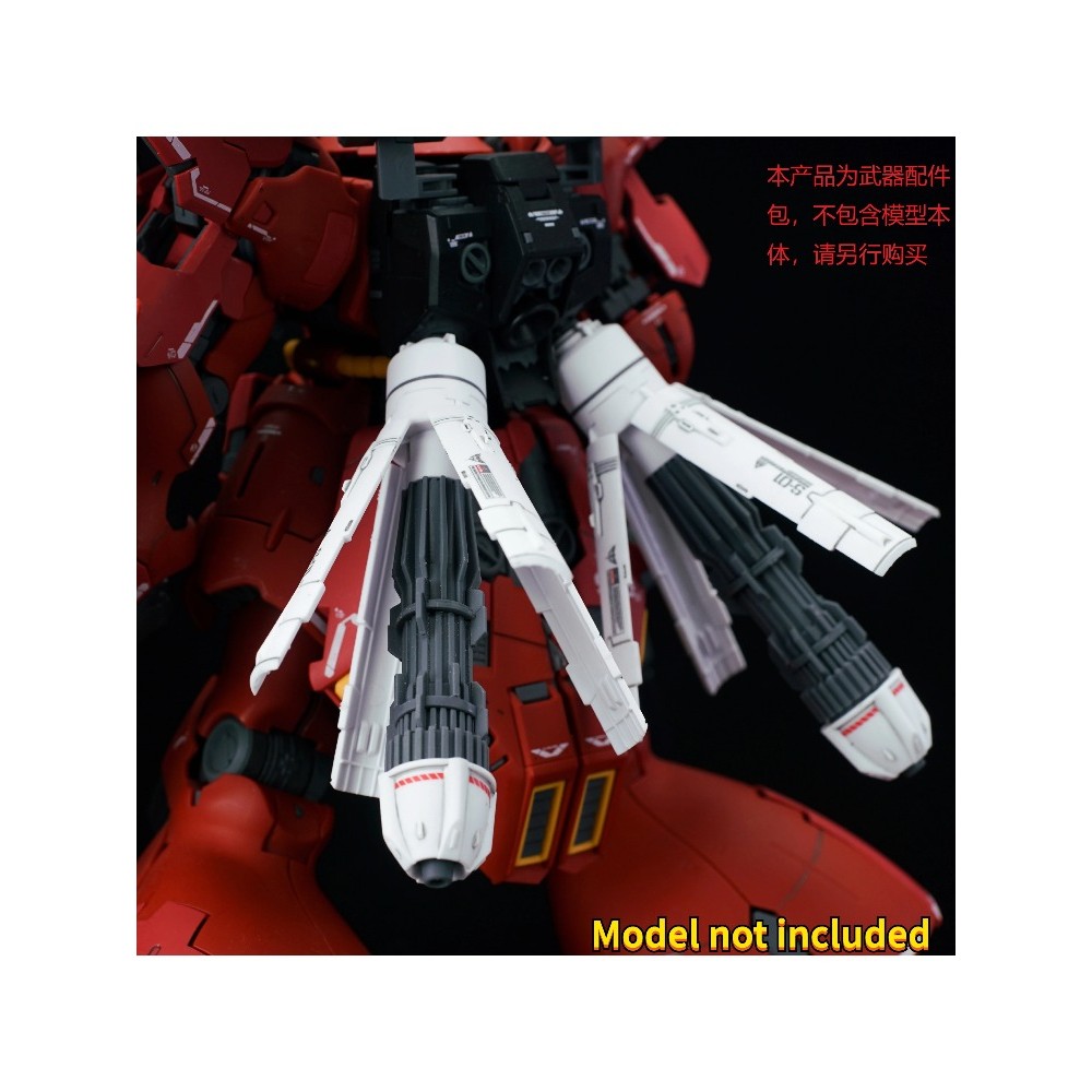 Ew RG HG 1/144 SAZABI กระเป๋าเป้สะพายหลังเกราะอุปกรณ์เสริมอาวุธชุดสําหรับประกอบชุดเครื่องมืองาน ...