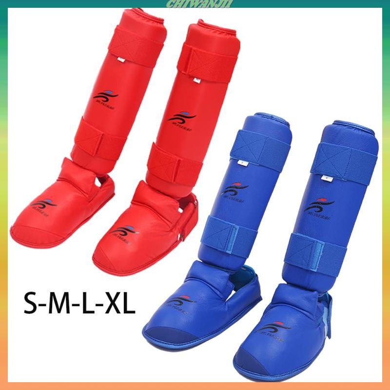 [เท่าไหร่1] Boxing Shin Guards สําหรับขา Kickboxing Arts Karate Pad MMA ...
