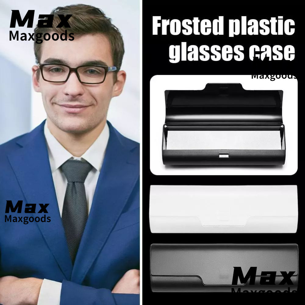 กล่องเก็บแว่นตา MAXG, แว่นตาใสพลาสติก, แว่นตาเบามากฝ้าเรียบง่าย ...