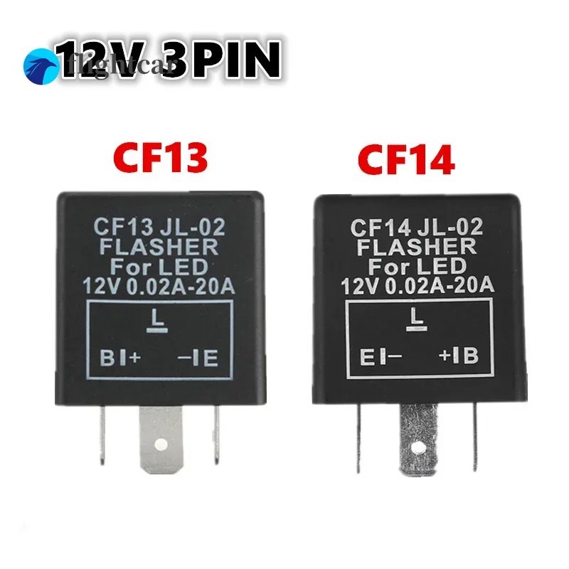 Universial 3 ขา CF13 CF14 JL-02 รถอิเล็กทรอนิกส์ Flasher รีเลย์เพื่อ ...