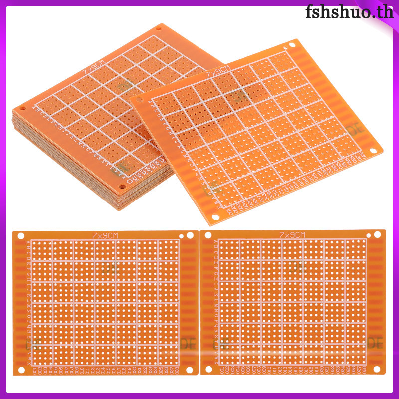 10 ชิ้นการทดลองแผงวงจรสําหรับบัดกรีโครงการบอร์ด Pcb Solderable ...