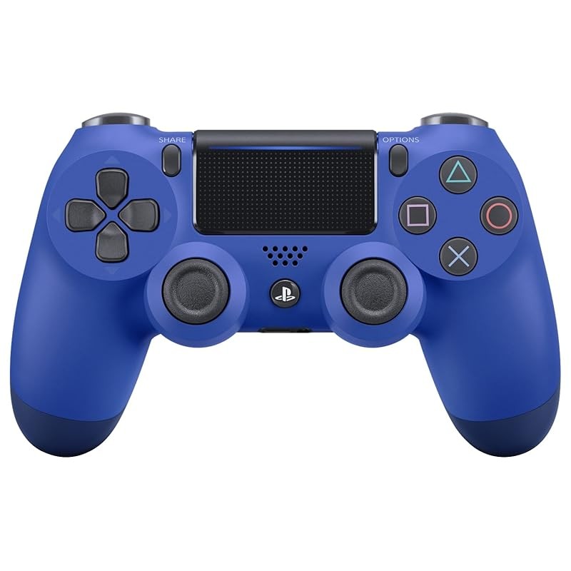 《JAPAN》★Refurbished Sony Wireless Controller (DUALSHOCK 4) Wave Blue ...