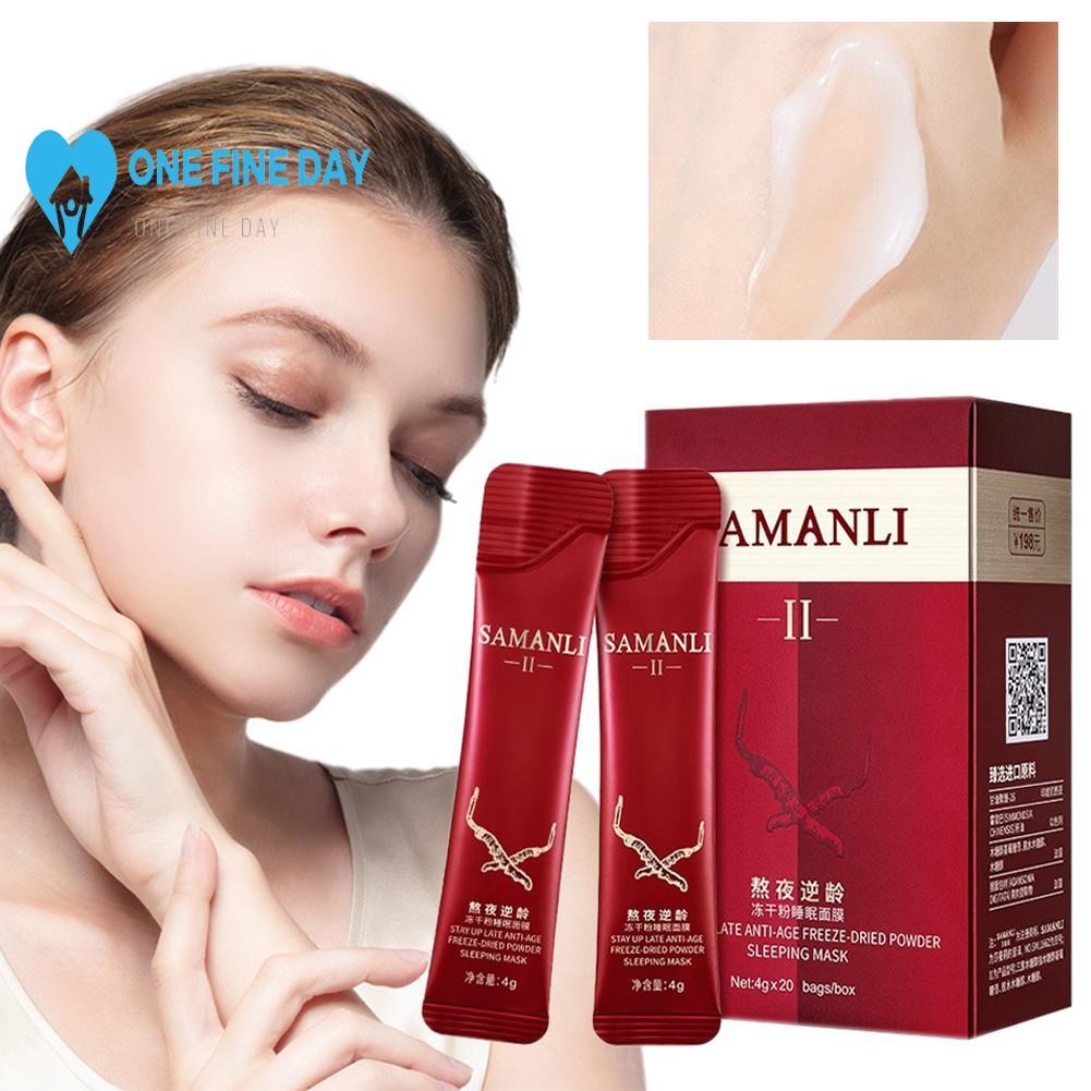 Freeze-dried Powder Sleep Mask Moisturizing No-rinse Sleeping Mask ...