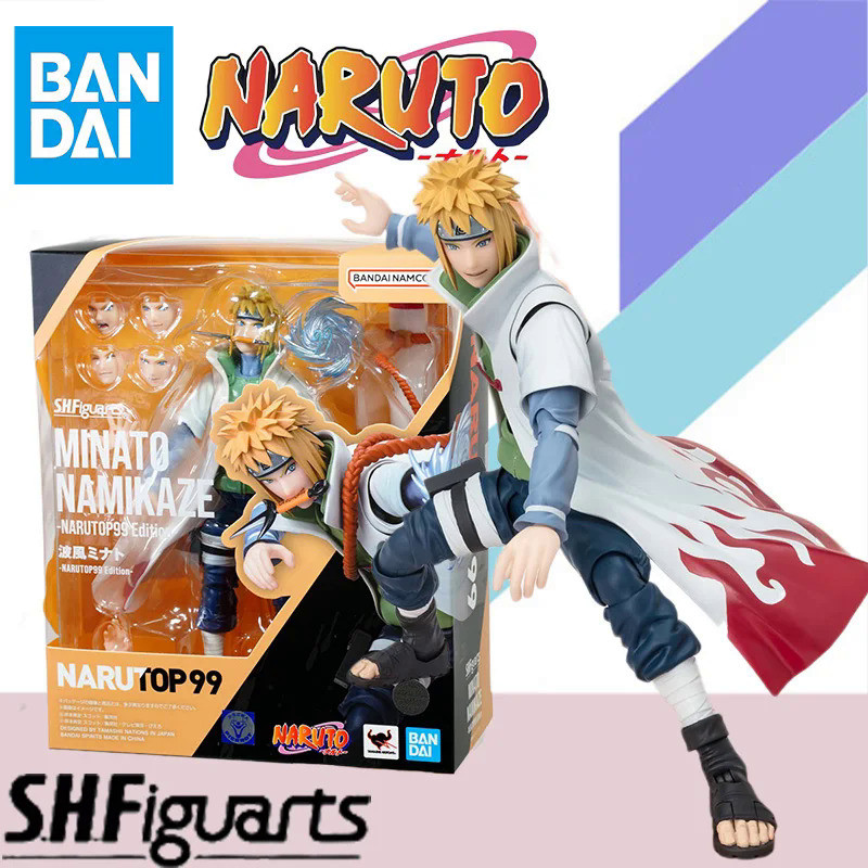 Bandai Original S.H.Figuarts SHF Minato Namikaze -NARUTOP99 Edition ...