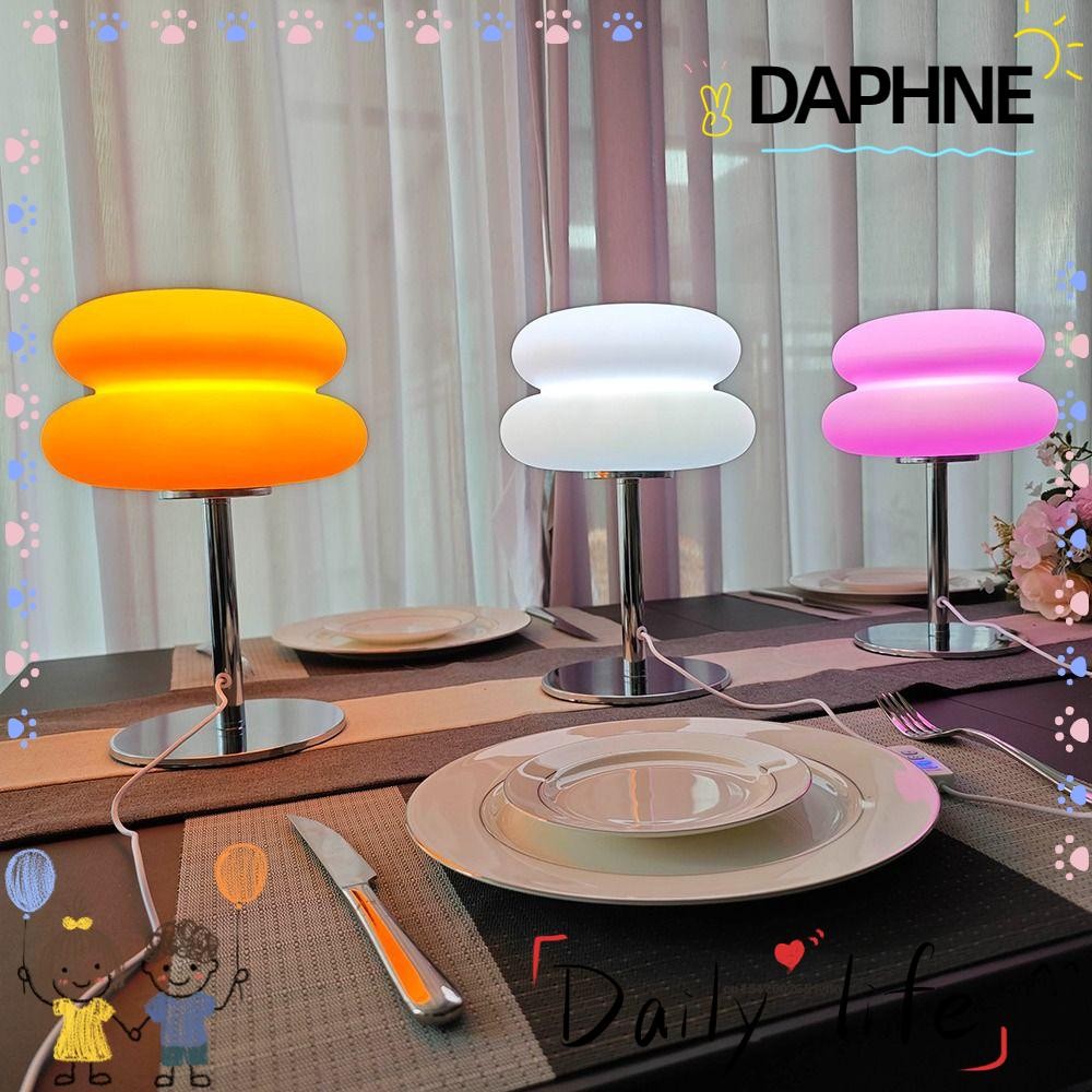 DAPHNE โคมไฟตั้งโต๊ะ, ปลั๊ก USB Tri Color Dimming โคมไฟข้างเตียง ...