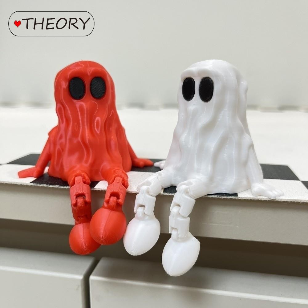 THEORY 3D พิมพ์ Ghost เครื่องประดับ, Mini Hand-Painted Ghost Joint ...
