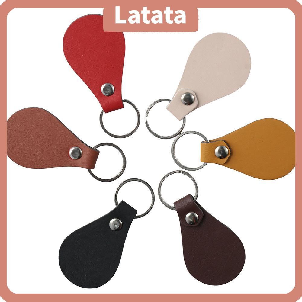 LATA DIY Craft Set 30 ชิ้น ชุดพวงกุญแจหนัง 6 สี กับการออกแบบแกะสลัก ...