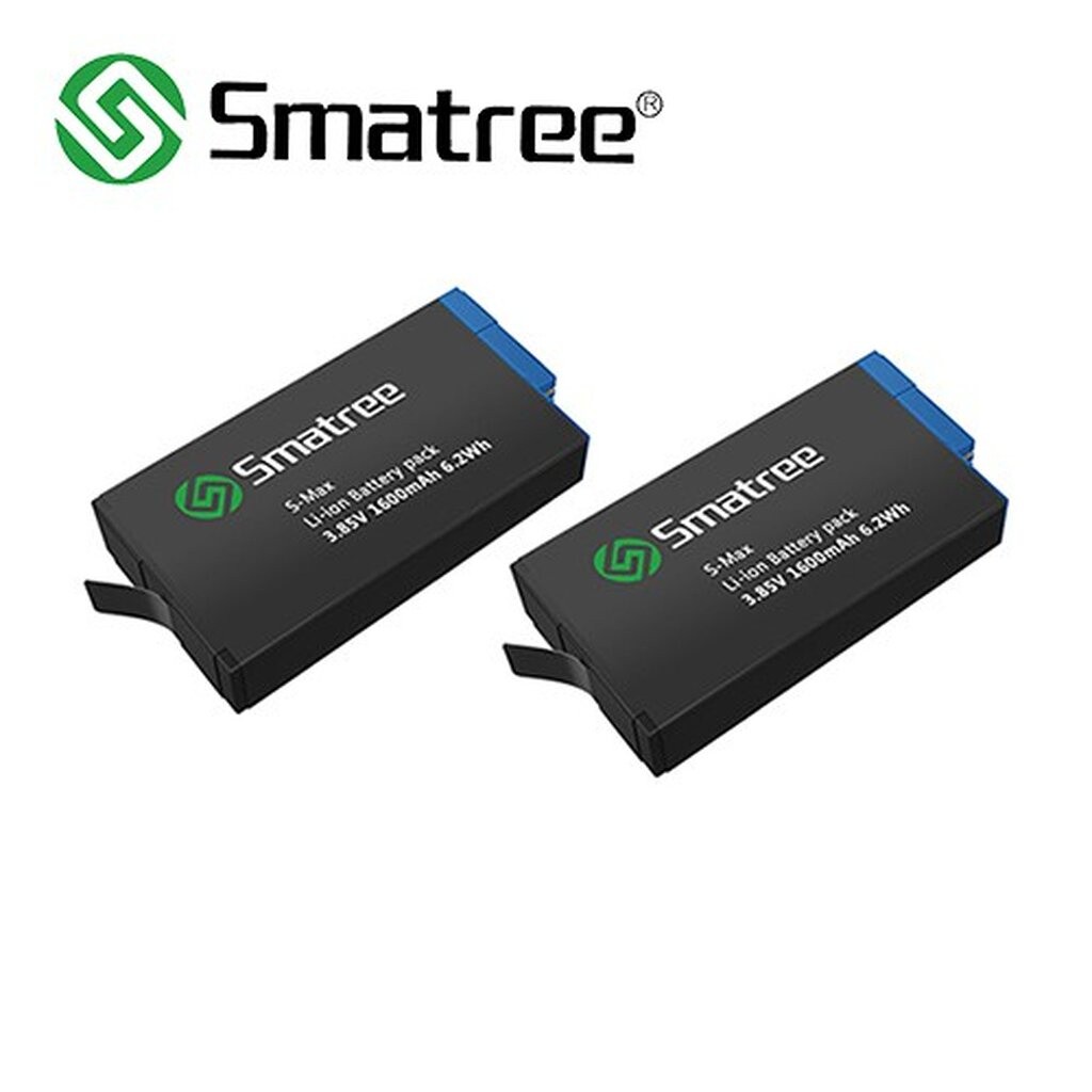 GoPro Max Smatree Battery x 2 แบตเตอร์รี่ รับประกัน 1 ปี By Aquapro ...