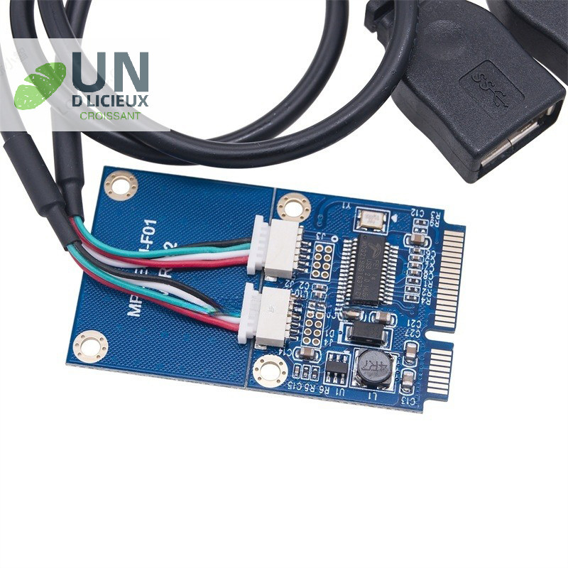 ดี Mini PCI-E ถึง USB Express Card พร้อมขั้วต่อไฟ M.2 KEY A + E ถึง USB ...