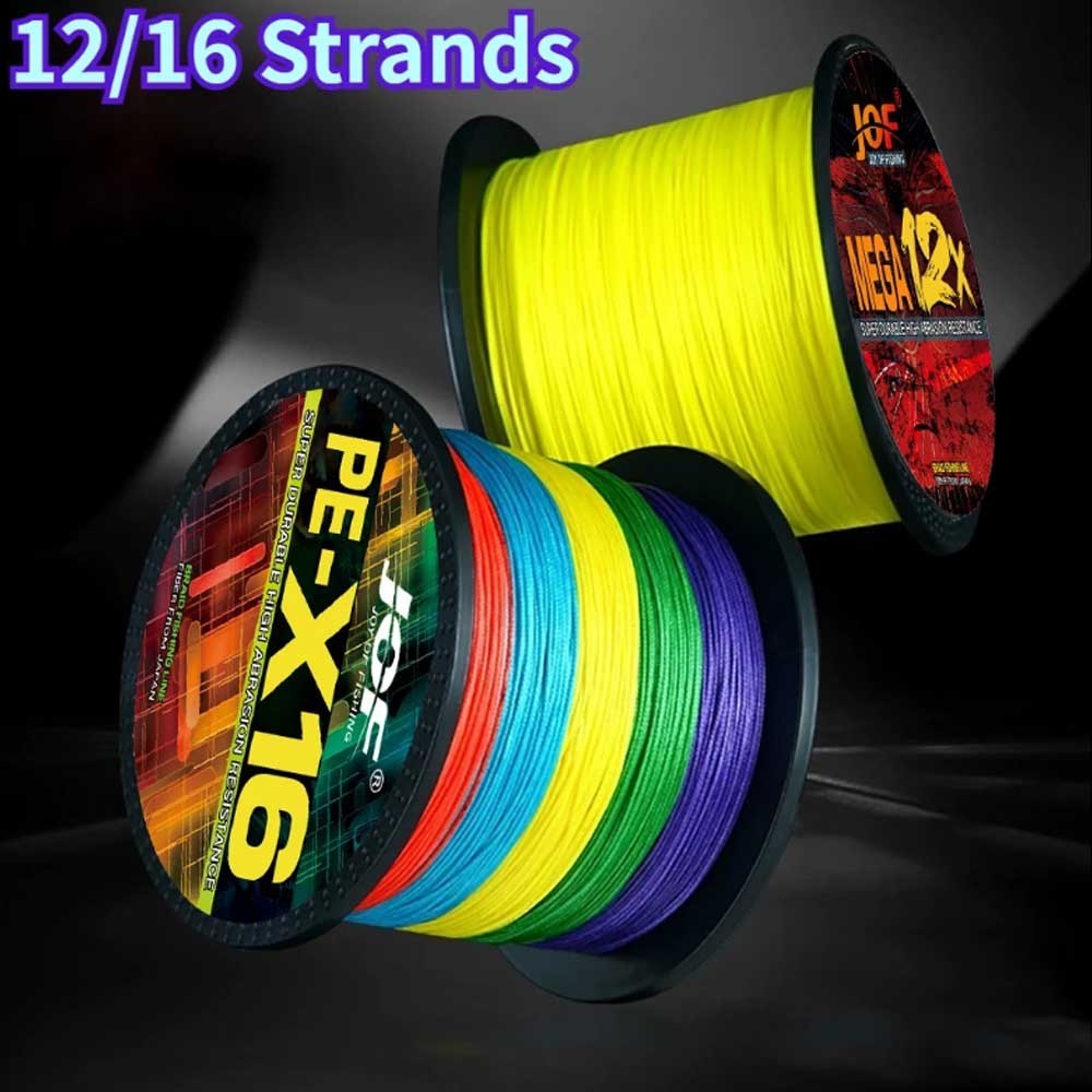 Tali Pancing JOF 16Strands Braid สายตกปลา 25-200LB ความต้านทานการยึด ...