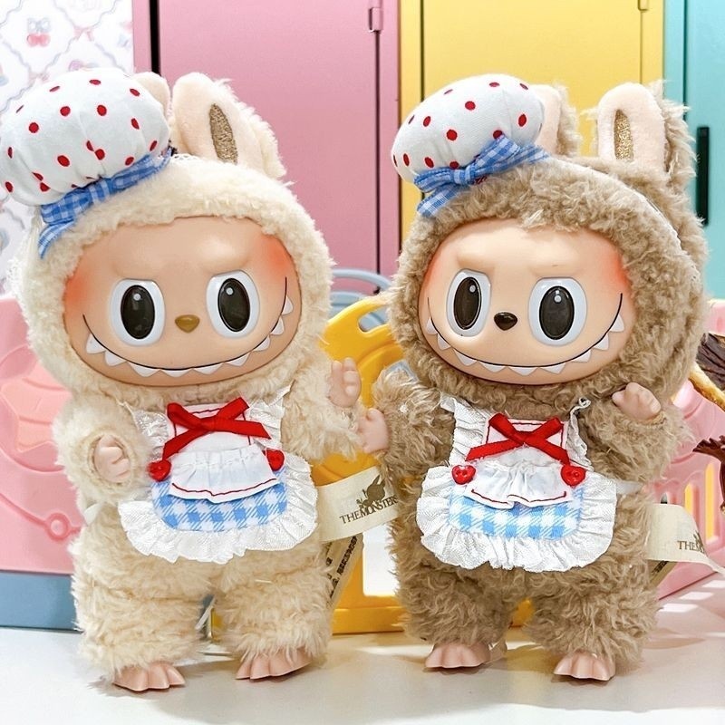 PopMart Labu new labubu baby clothes cute vinyl doll dress labubu 17 m ...