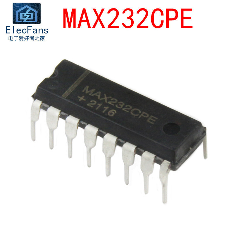 ยี่ห้อใหม่ MAX232 In-Line DIP-16 RS232 การสื่อสาร IC Serial Port Conversion Controller ชิป ...