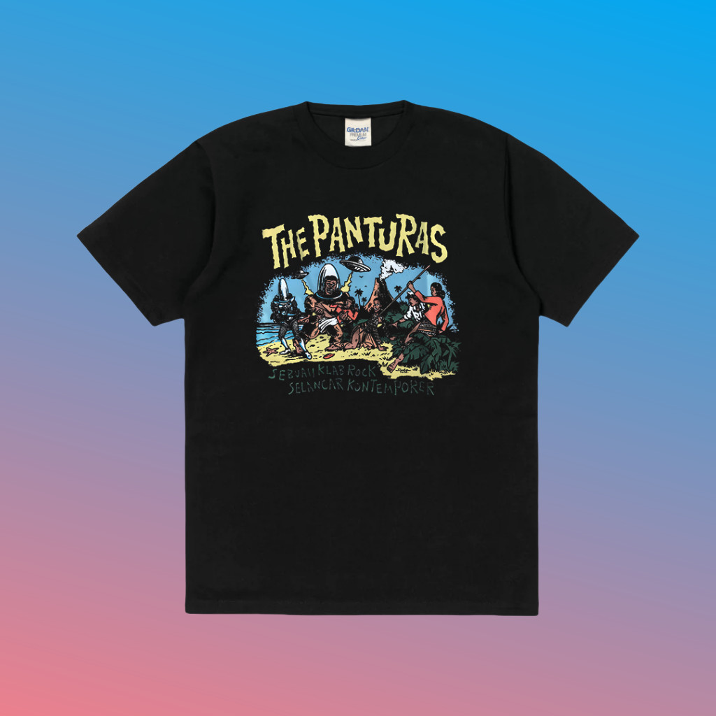 Rockermusic The Panturas Shaka Alien Band เสื้อยืด | Shopee Thailand