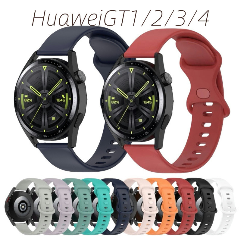 สายนาฬิกาHuawei GT/GT1/GT2/2pro/2e/GT3/3pro/3e/GT4สายชิลิโคนwatch2/3/4 ...