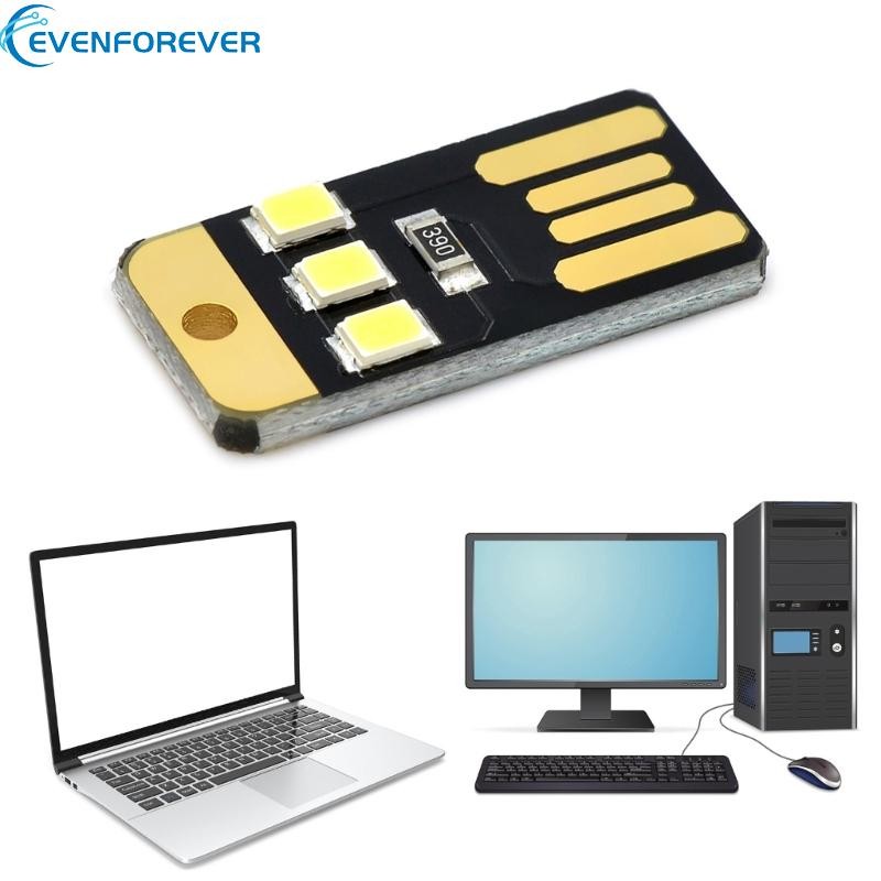 Ev 5 ชิ้นกระเป๋าการ์ด USB Power LED พวงกุญแจไฟกลางคืน 0 2 วัตต์ USB ...