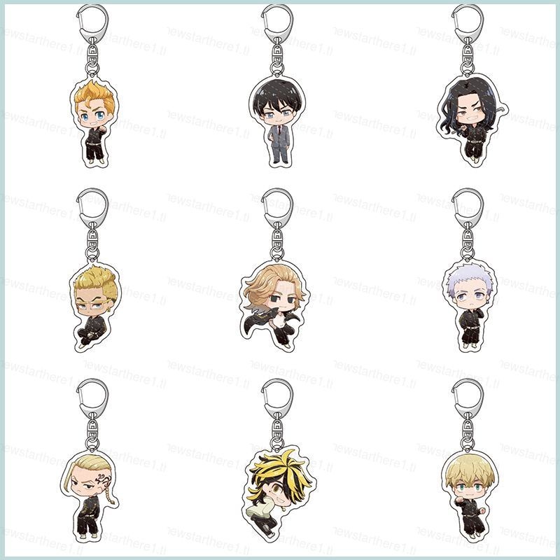 Jason Tokyo Revengers พวงกุญแจอะนิเมะกระเป๋าจี้พวงกุญแจสองด้านอะคริลิค ...