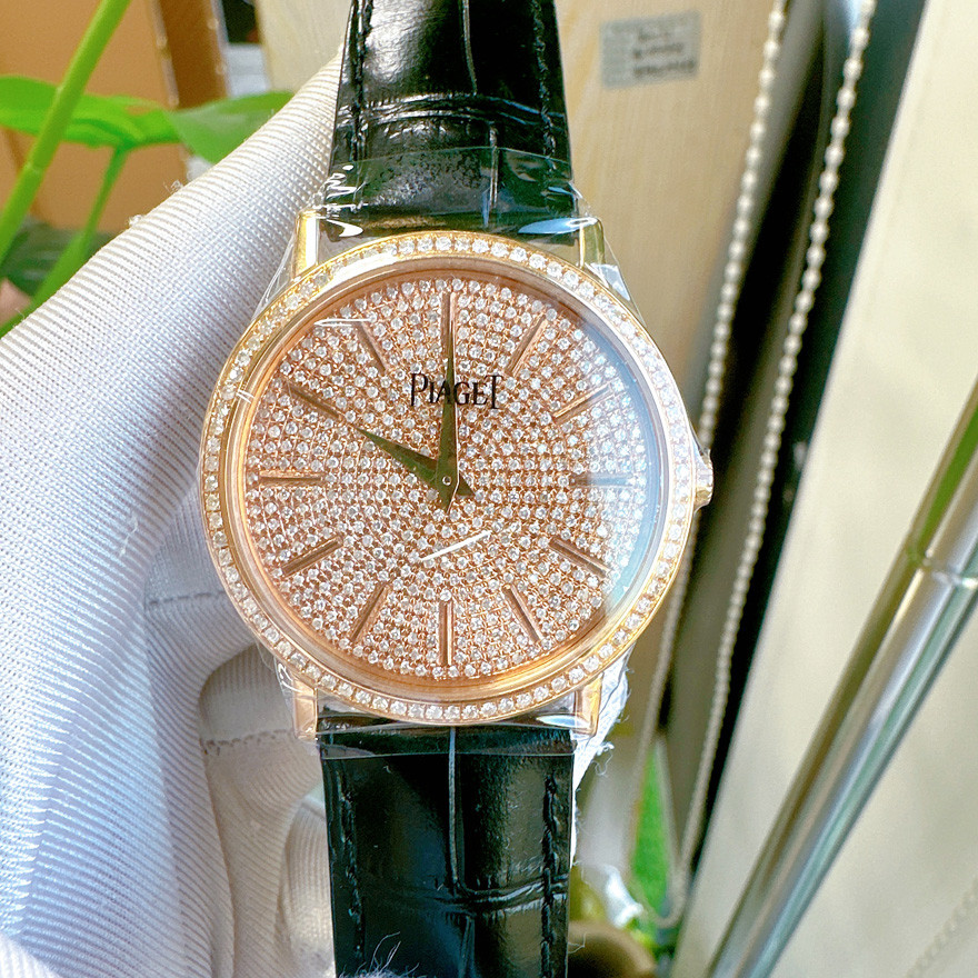 Piaget One Price Piaget Rose Gold Gypsophila นาฬิกาผู้ชาย Manual ...