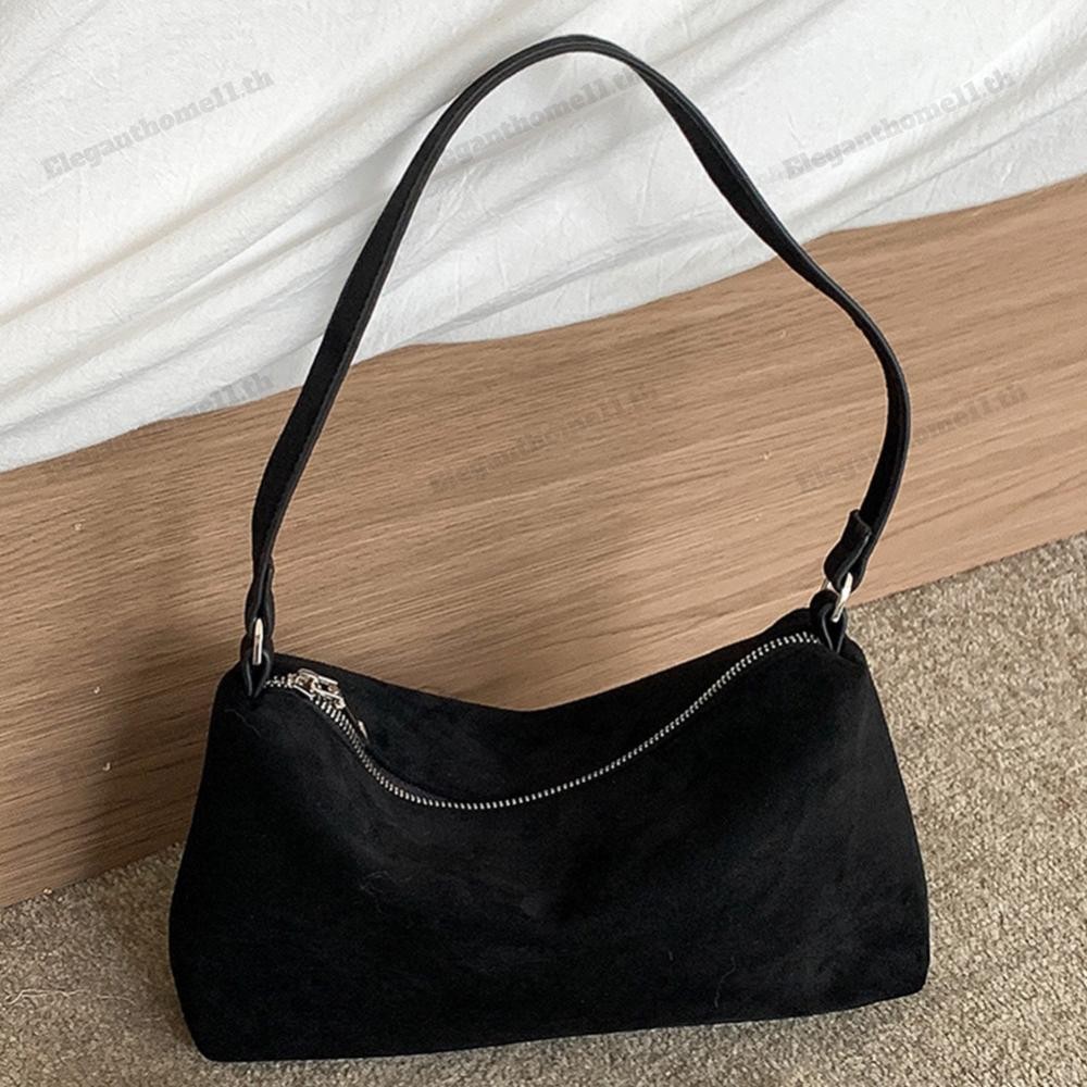 ผู้หญิงหนังนิ่ม มารยาท กระเป๋าสะพายแฟชั่นใต้วงแขนกระเป๋าซิปปิดสําหรับ ...