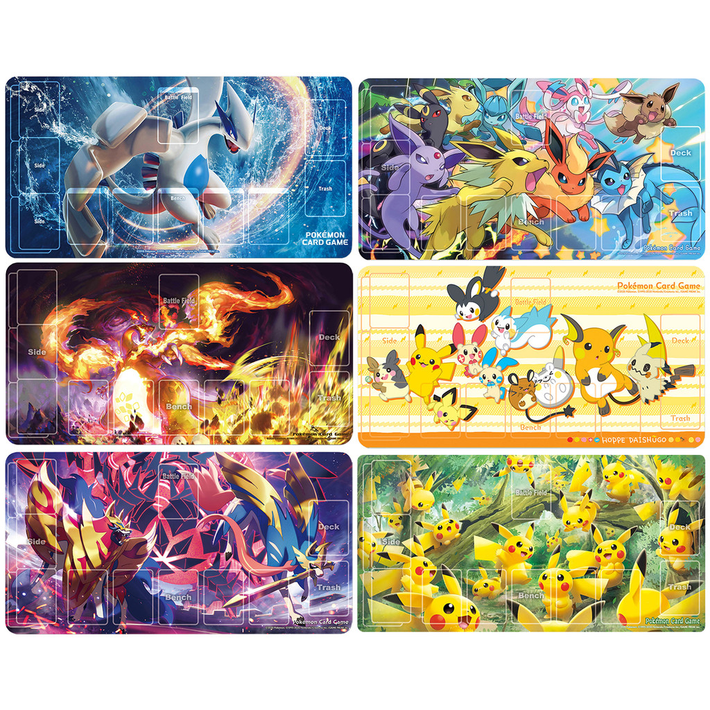 Diy 60x35 ซม.PTCG Pokemon Dedicated Battle Game Card Mat Pikachu ...