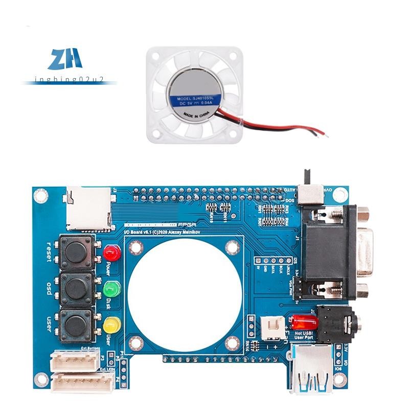 สําหรับ Mister FPGA IO Analog เมนบอร์ด V6.1 + พัดลมสําหรับ Terasic DE10 ... สําหรับ Mister FPGA IO Analog เมนบอร์ด V6.1 + พัดลมสําหรับ Terasic DE10 ...