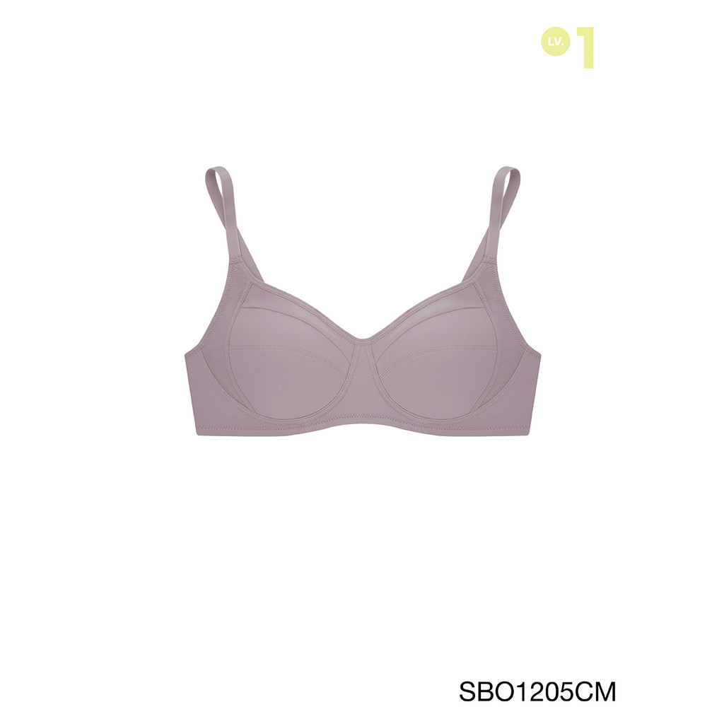 Sabina Function Bra Level 1 เสื้อชั้นใน ไร้โครง รหัส SBO1205CM - สีช็อค ...