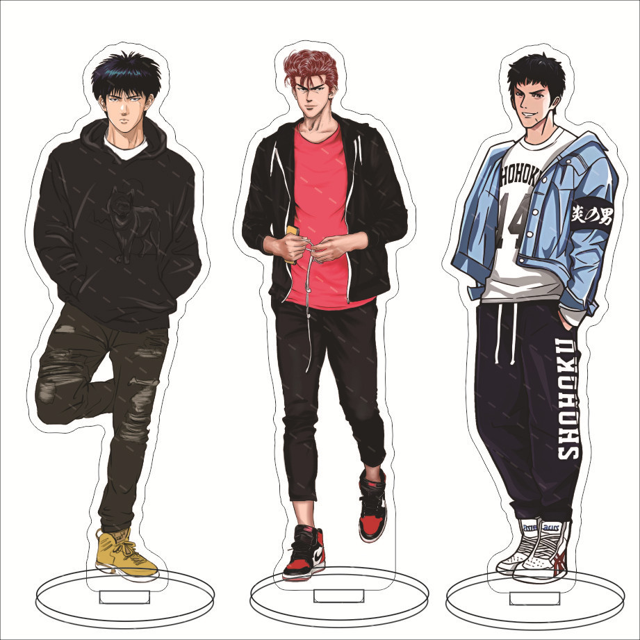 Slam Dunk อะคริลิคเครื่องประดับตั้งโต๊ะ Kaede Rukawa Sakuragi ดอกไม้แผน ...