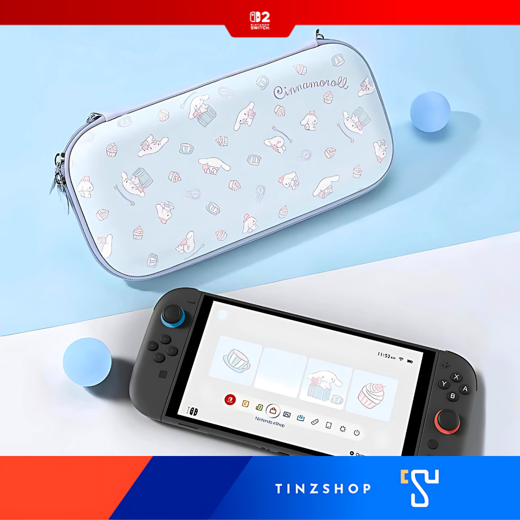 [ Switch2 ] GeekShare NS2 x Sanrio Carrying Case Cinnamoroll / กระเป๋าใส่ Switch 2 ลายซินนามอนโร ...
