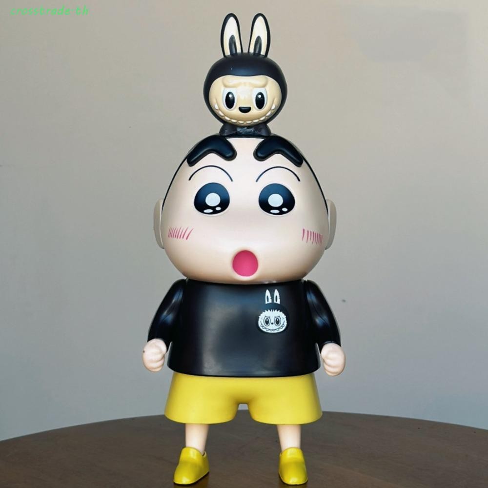 CROSSTRADE Labubu Crayon Shin Chan Piggy Bank, Saving Tank รูปรุ่น ...