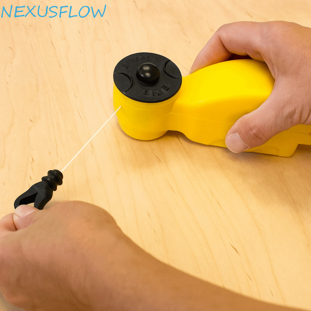 NEXUSFLOW หมึก Fountain งานไม้เครื่องมือ, ชอล์กเส้น Self-winding Reel คู่มือหมึก Marker, ชอล์ก ...