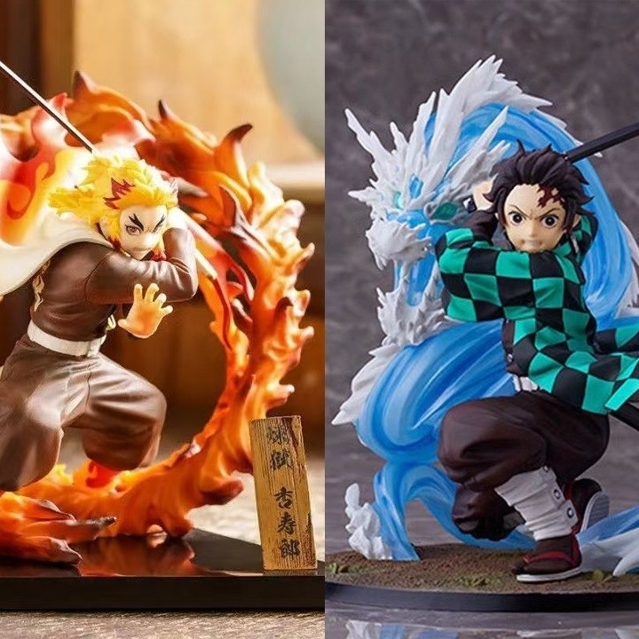 Demon Slayer Yanzhu Dawn Tanjiro พร้อม Dragon Special Effects Purgatory ...