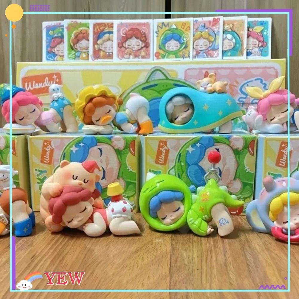 Yew อะนิเมะการ์ตูนรูป, Bubble MART Wendy Lucky Day Series กล่อง ...