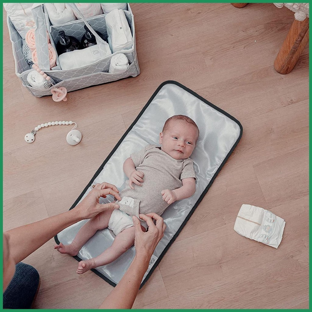 แผ่นรองเปลี่ยนผ้าอ้อม 3 ชั้นป้องกันเช็ดได้ แผ่นรองเปลี่ยนกันน้ําพับได้ ...