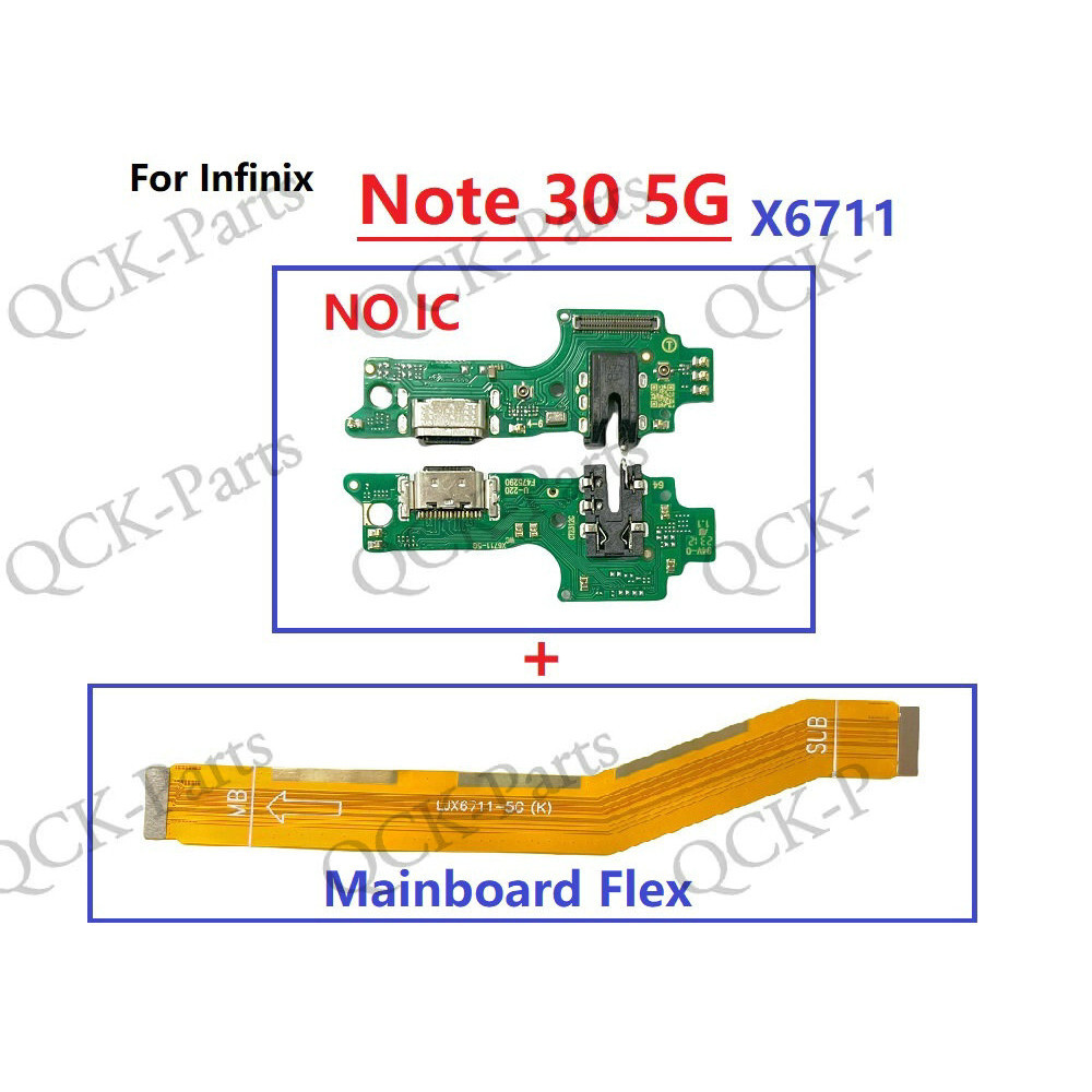 สําหรับ Infinix Note 30 5G X6711 Charger ชาร์จ Dock พอร์ตเชื่อมต่อ Flex ...