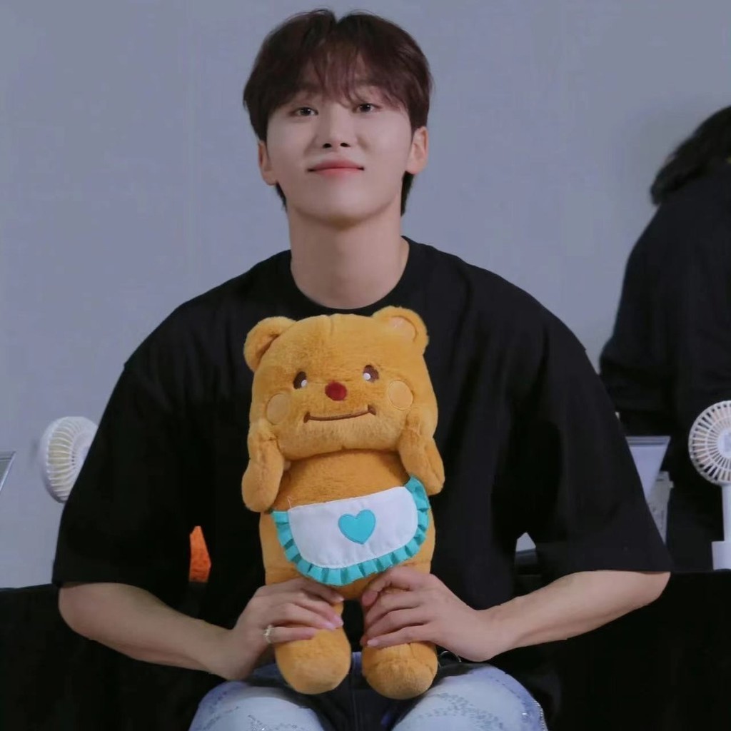 33ซม.ไอดอลsvt Boo Seung Kwan Butter Bearตุ๊กตาน่ารักของเล่นเด็กBookbag ...