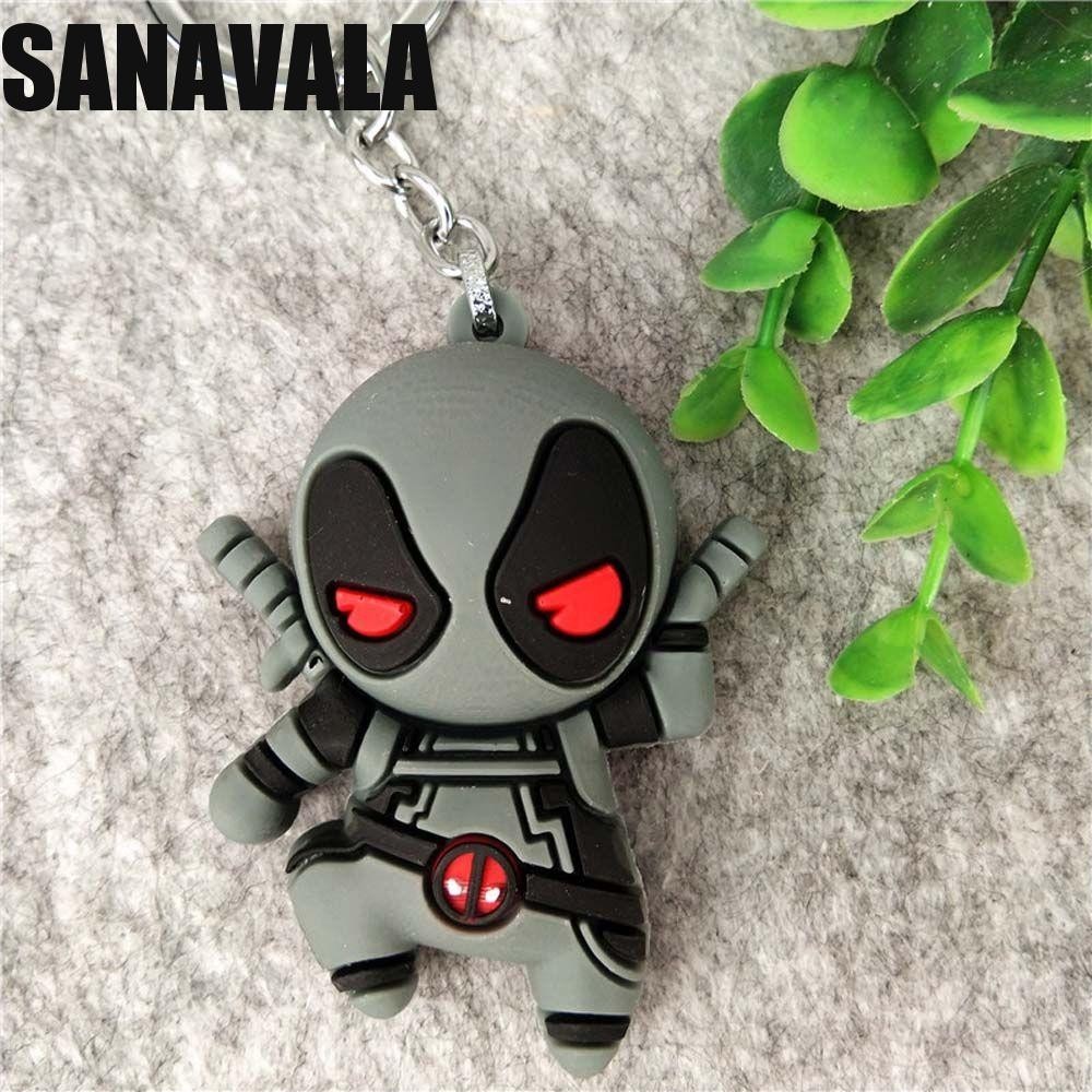 Sanavala Deadpool พวงกุญแจเด็กของขวัญ Deadpool การ์ตูน Spider Man Tree ...