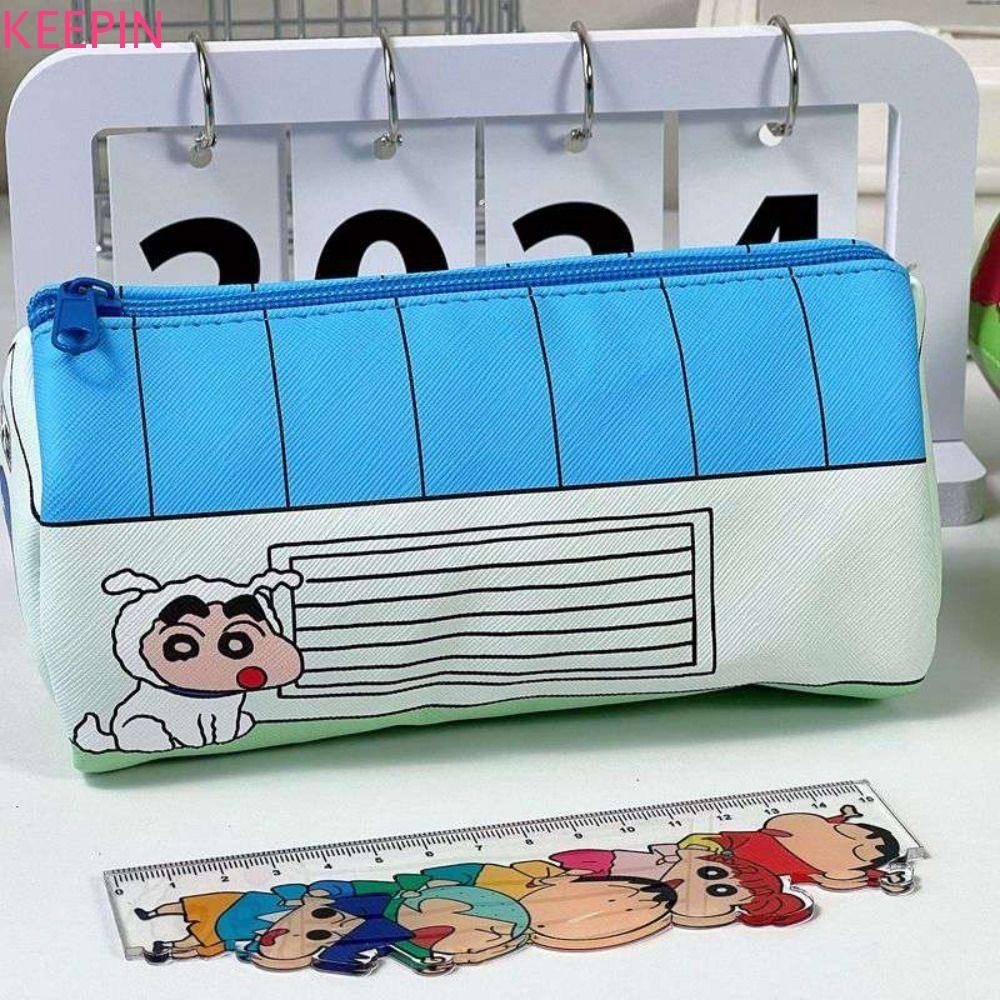 Keepin กระเป๋าปากกา Crayon Shin Chan, Bus Design Dog กล่องดินสอการ์ตูน ...