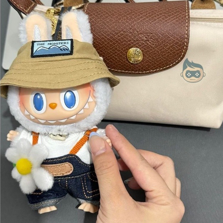 Mô hình LABUBU Fall In Wild - Labubu hoa cúc - Box - móc khóa ...