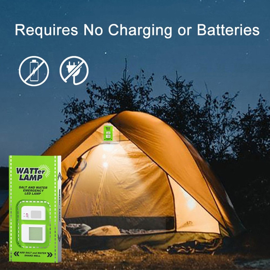 【WIK】Salt Water Lamp Emergency Lighting Long Lasting Illumination Brand ...