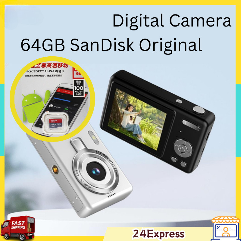 Digital Camera CCD48 1080P HD Video Camcorder 48MP Photo 16 Zoom Anti ...