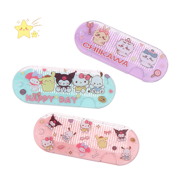 [JBTH] Sanrio Hello Kitty Mini หวีพับได้ Chikawa Hachiware Usagi หวียืด ...