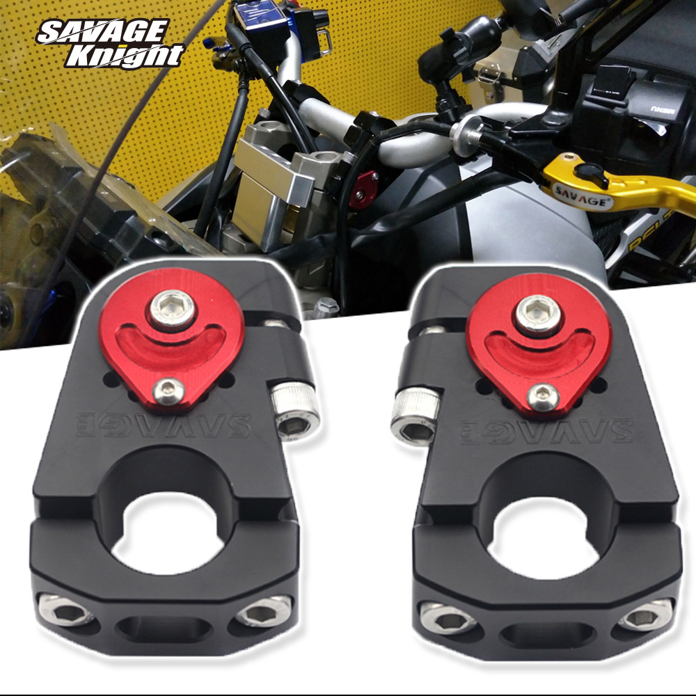 Y28มม.Moto Handlebar Risers สำหรับ YAMAHA MT-10 FZ-10 MT09 Tracer 900 ...