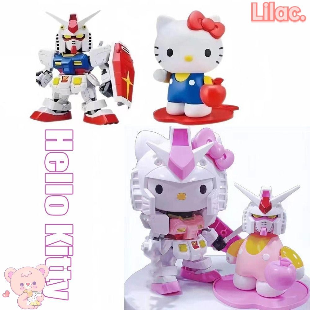 Lilac Hello Kitty Assembly Model,เครื่องประดับสะสมหัตถกรรม Hello Kitty ...