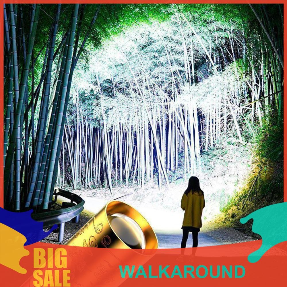 Led Ruyi Golden Cudgel ไฟฉาย USB ชาร์จไฟฉายซูมแบบยืดไสลด์สําหรับตั้งแคมป์ [walkaround.th ...