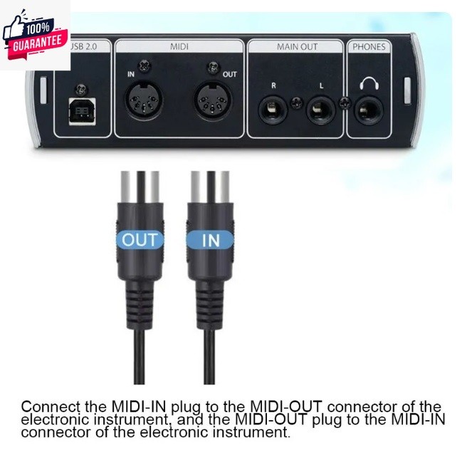 สายเคเิล USB to MIDI แดี ใช้ Chip MTU-10 DOREMiDi MIDI To USB Cable USB ...