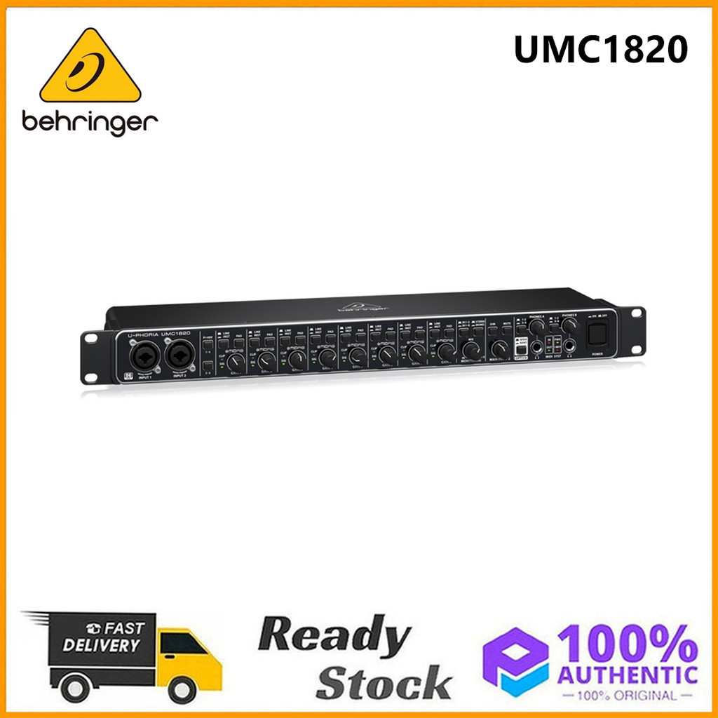 Behringer UMC1820 อินเทอร์เฟซเสียง USB Audiophile 18x20 24 บิต/96 kHz ...